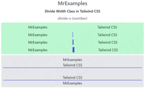 Tailwind Divide Width - Mr Examples